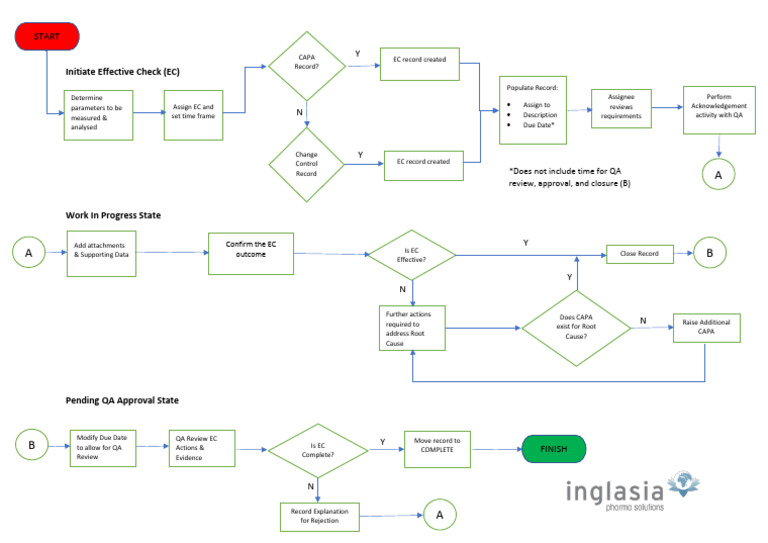 GMP GDP Effectiveness Checks Process Flow CAPAs CCs 1644205098 | PDF