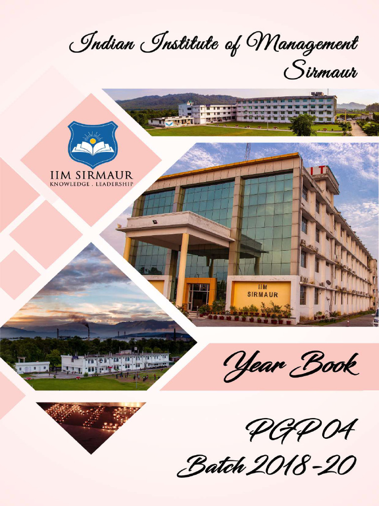 IIM Sirmaur Graduation Yearbook 2023 | PDF | Sports & Recreation