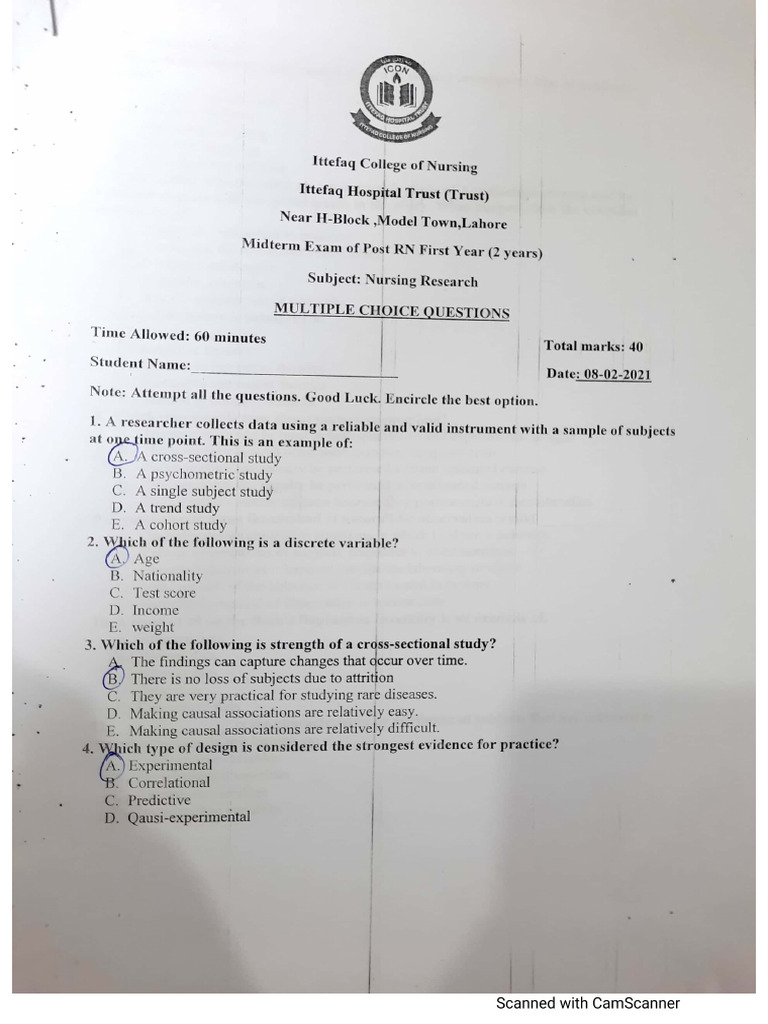 Research Mid Objective Paper | PDF