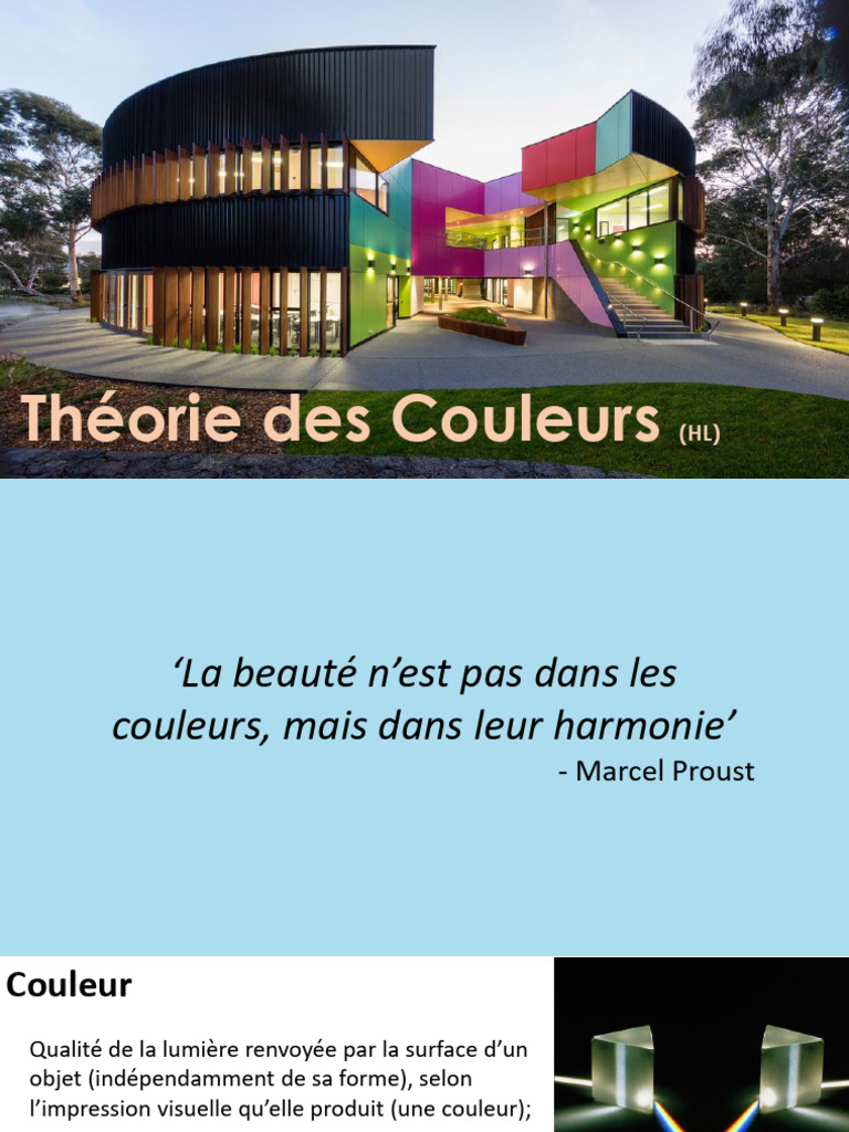Théorie des Couleurs et Harmonie Visuelle | PDF | Couleur | Blanc
