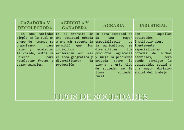 Cuadro Comparativo Tipos de Sociedades | PDF