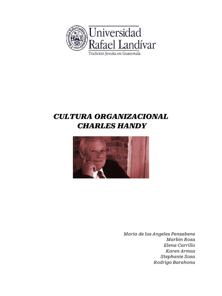 Modelo Charles Handy | PDF | Liderazgo | Cultura organizacional