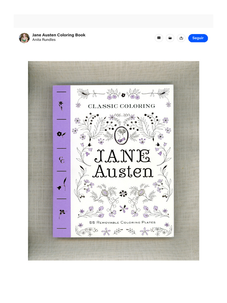 Libro para Colorear de Jane Austen | PDF | Red mundial | Internet y web