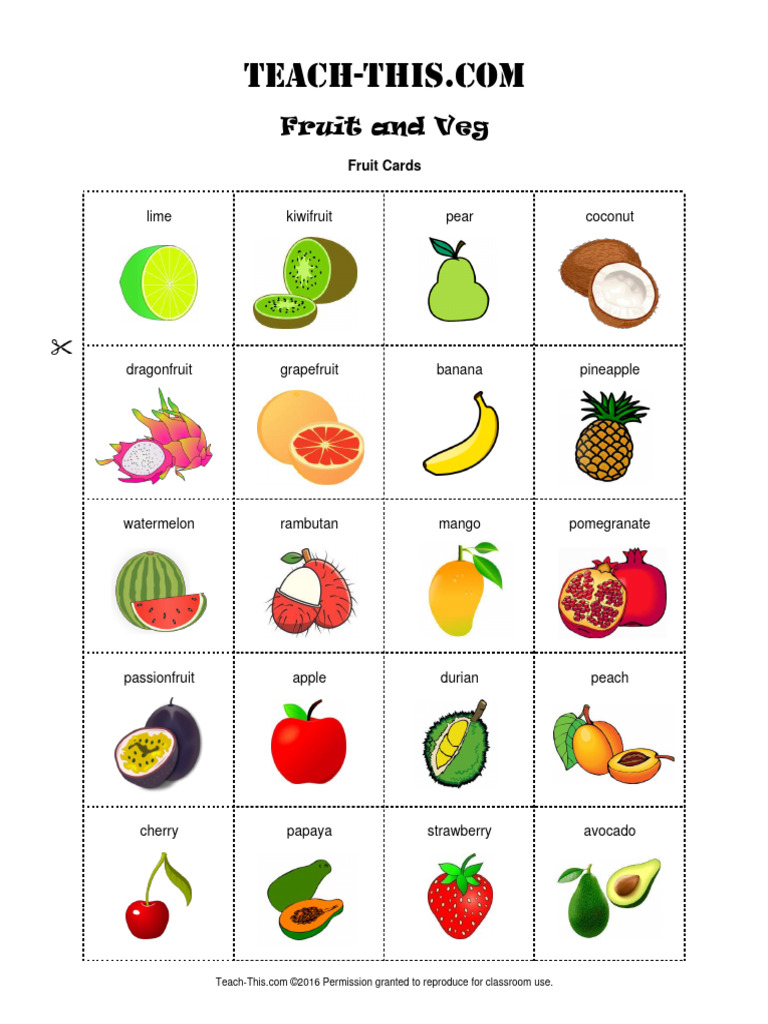 Fruit And Veg Pdf Fruit Vegetables