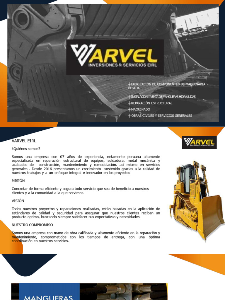 Brochure Varvel - Mina 24 | PDF | Business | Procesos de negocio