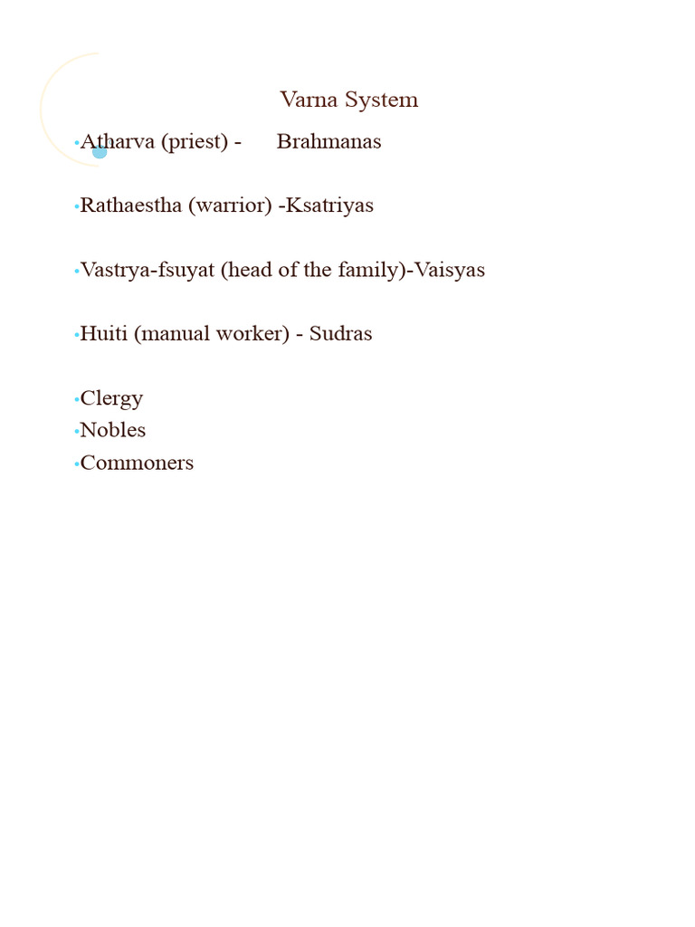 Open Varna System | PDF | Hindu Philosophy | Indian Philosophy