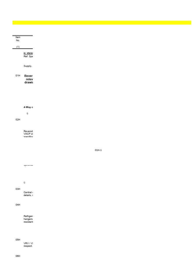 BOQ & Rate Analysis - HVAC by Tanweer Ahmed | PDF | Duct (Flow ...
