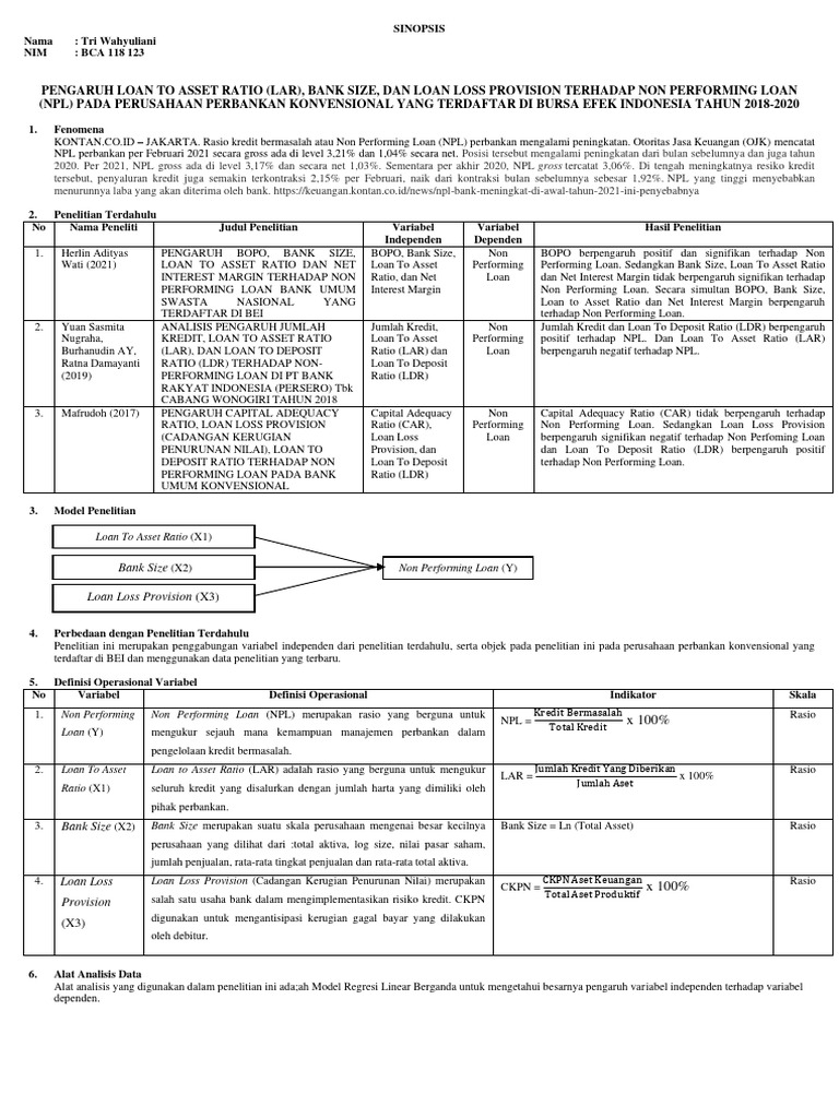 Sinopsis Kuantitatif | PDF