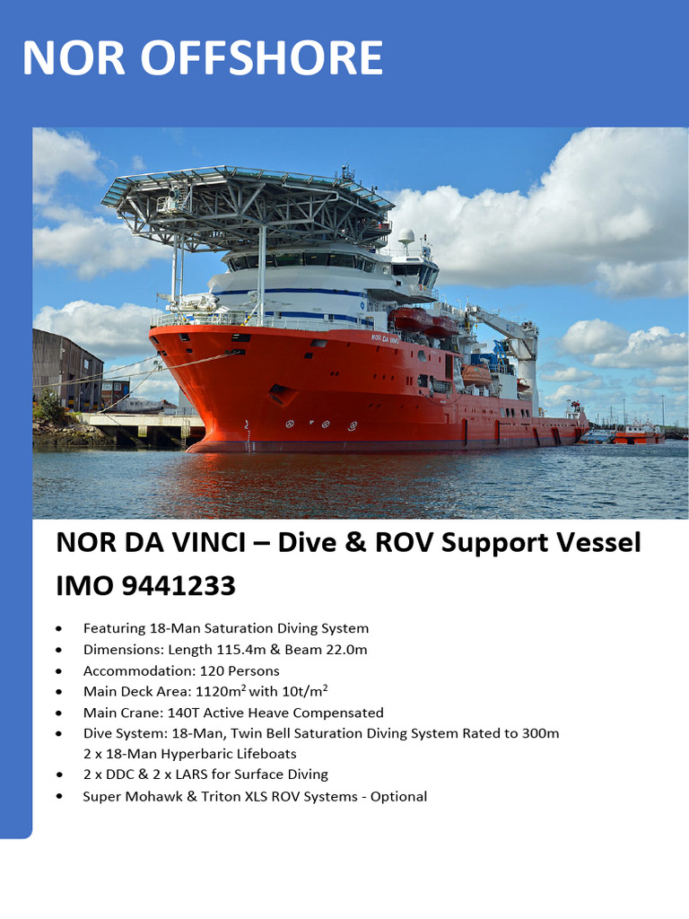 NOR Da Vinci Vessel Brochure TCD | PDF | Information And Communications ...