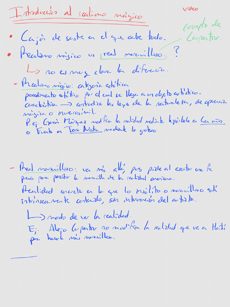 Introducción Al Realismo Mágico | PDF