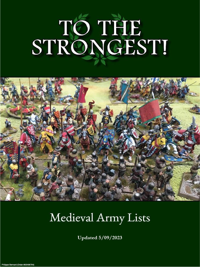 To The Strongest! Medieval Army List Ebook 5923 | PDF | Slavs ...