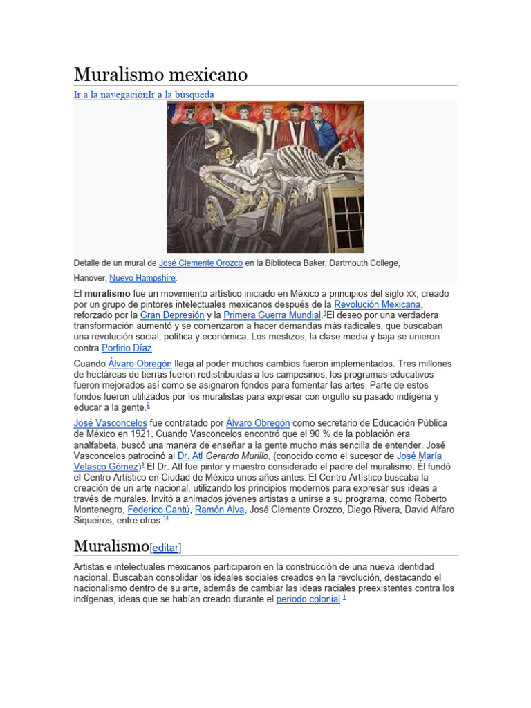 Muralismo Mexicano | PDF | México