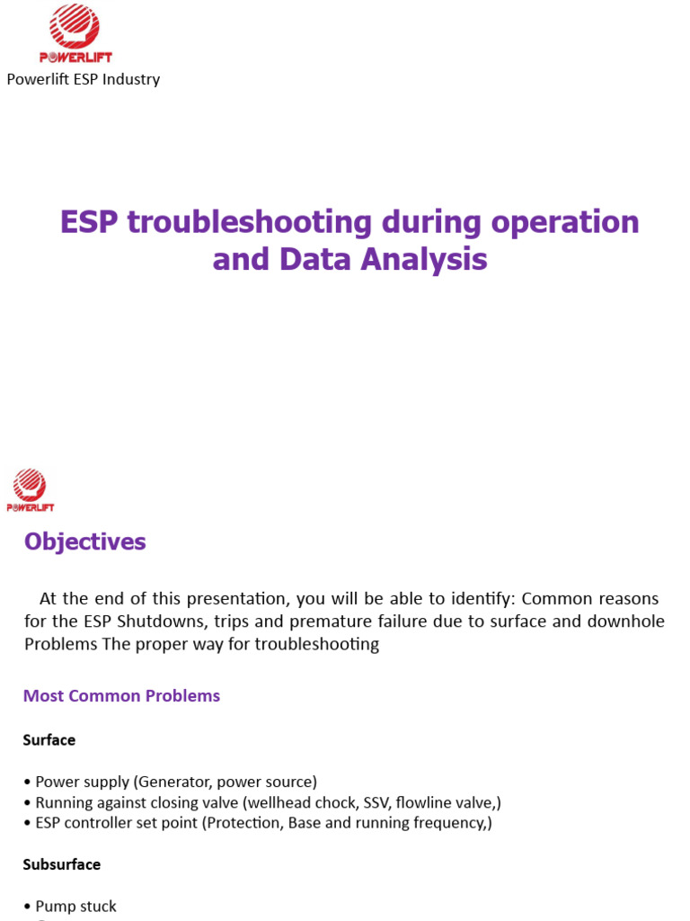 Day 5 ESP Troubleshooting During Operation - Last | PDF | Power Supply | Power Inverter