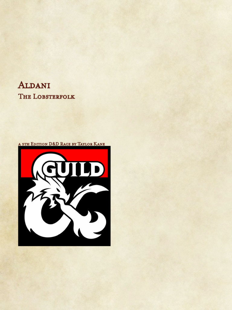 506222-Aldani Race v1.0 | Download Free PDF | Wizards Of The Coast ...