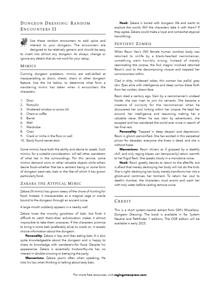 1p Random Encounters Ii Pdf 