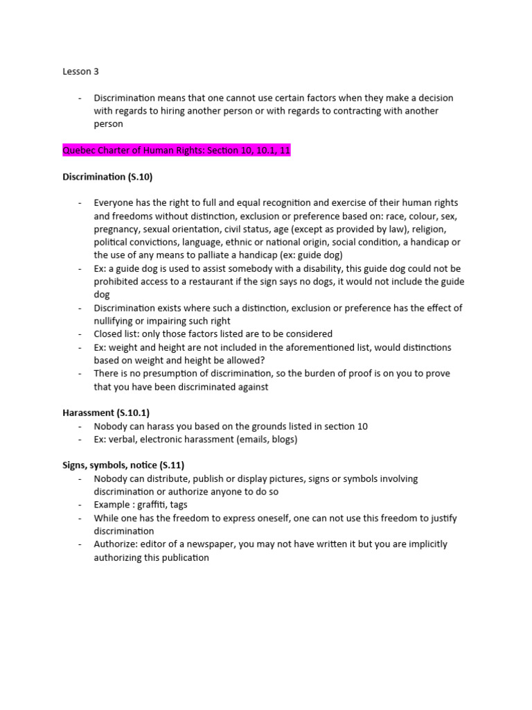 Lesson 3 | Download Free PDF | Affirmative Action | Insurance