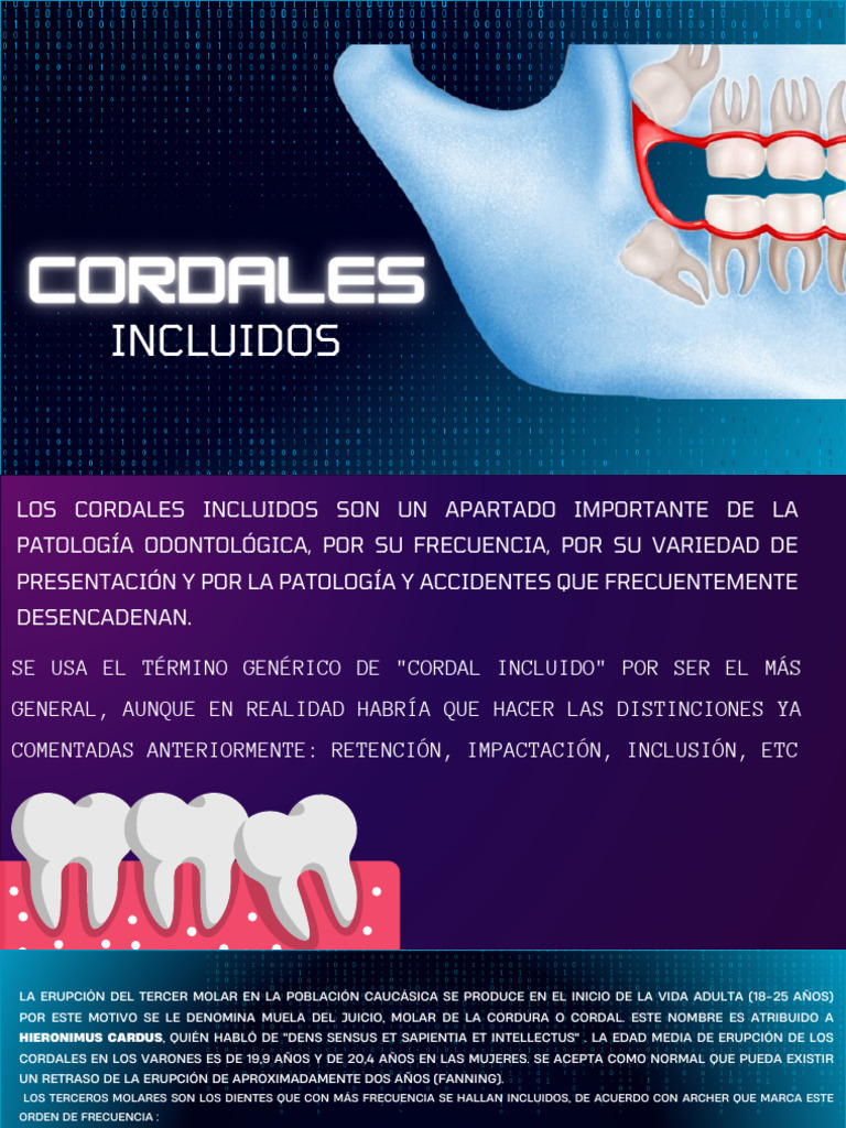 Cordales Incluidos | PDF | Hueso | Especialidades Medicas