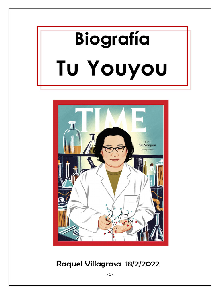 Biografia Tu Youyou | PDF | Medicina | Cuidado de la salud