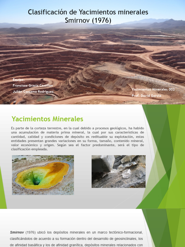 Clasificacion de Smirnov-1 | PDF | Minerales | Magma