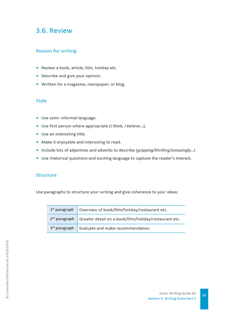 Review Guide | PDF | Restaurants