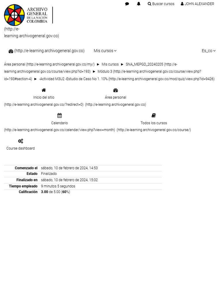 Actividad M3U2 - Estudio de Caso No 1. 10% | PDF | Negocios | Informática