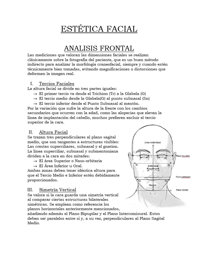 Análisis Facial en Ortodoncia y Estética | PDF | Cara | Ortodoncia