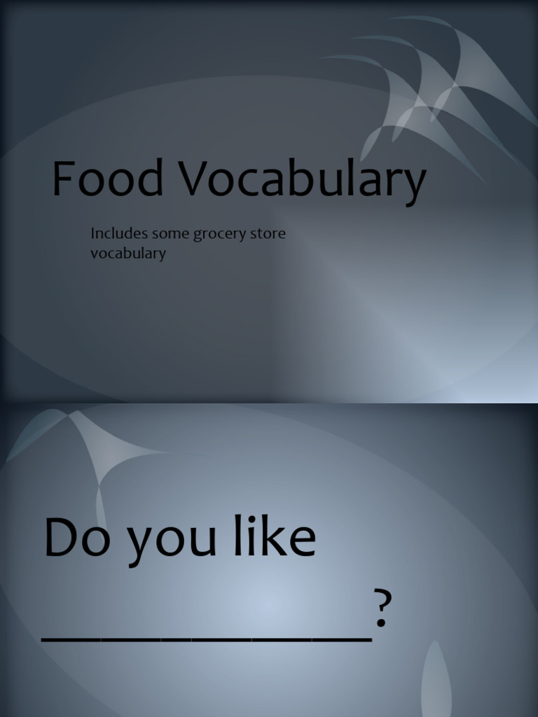 Grocery Store Vocabulary Flashcards Picture Dictionaries 8534 | PDF