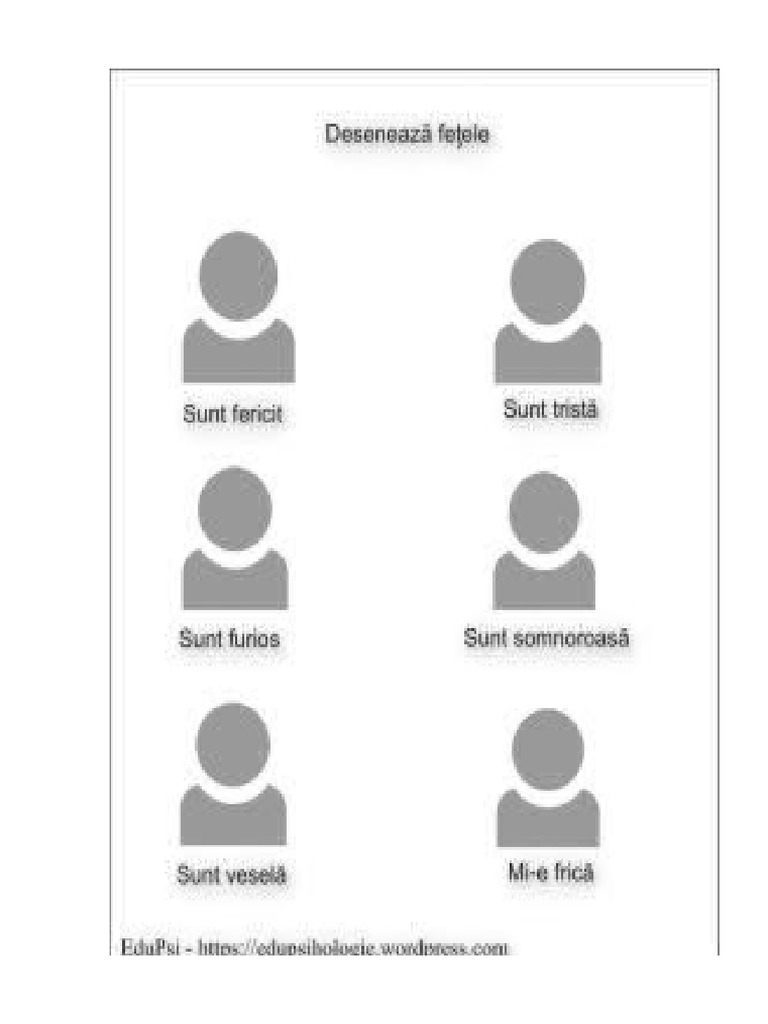 Emotii Fisa de Lucru | PDF