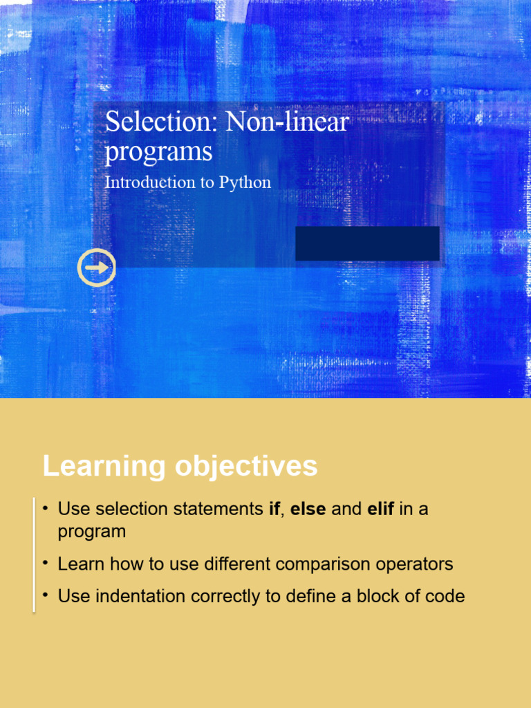 Python L3 Selection | PDF | Python (Programming Language) | Software Python L3 Selection | PDF | Python (Programming Language) | Software