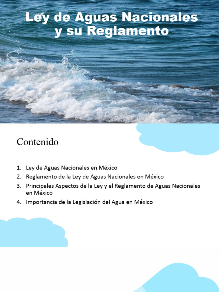 Ley de Aguas Nacionales y Su Reglamento | PDF | Agua | Regulación