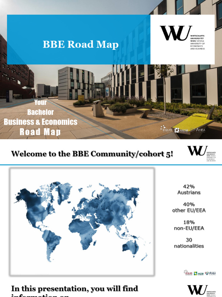 2022 BBE Road Map | Download Free PDF | Bachelor's Degree | Internship