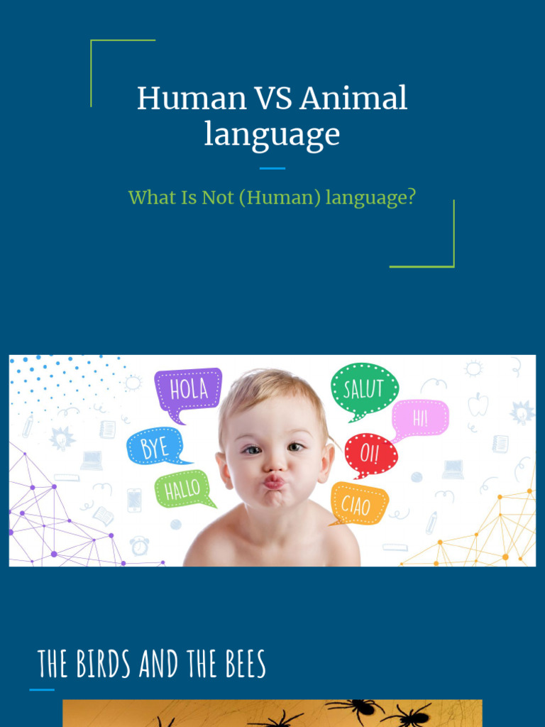 Human VS Animal Language | PDF