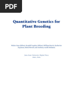 Breeding Quantitative Traits in Plants | PDF | Dominance (Genetics ...