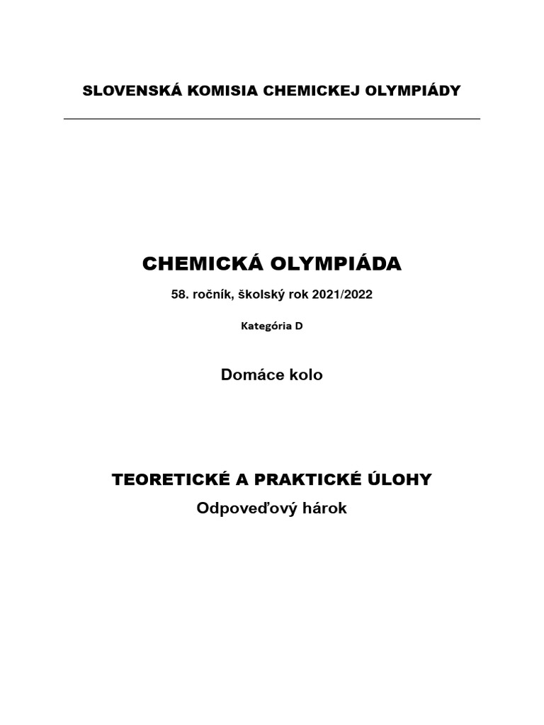CHE Odp Hárok 2021 22 | PDF