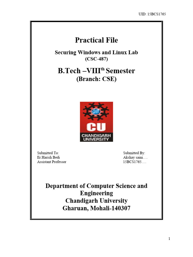 SWL Practical File akshaySAINI | PDF | Ip Address | Public Key Certificate
