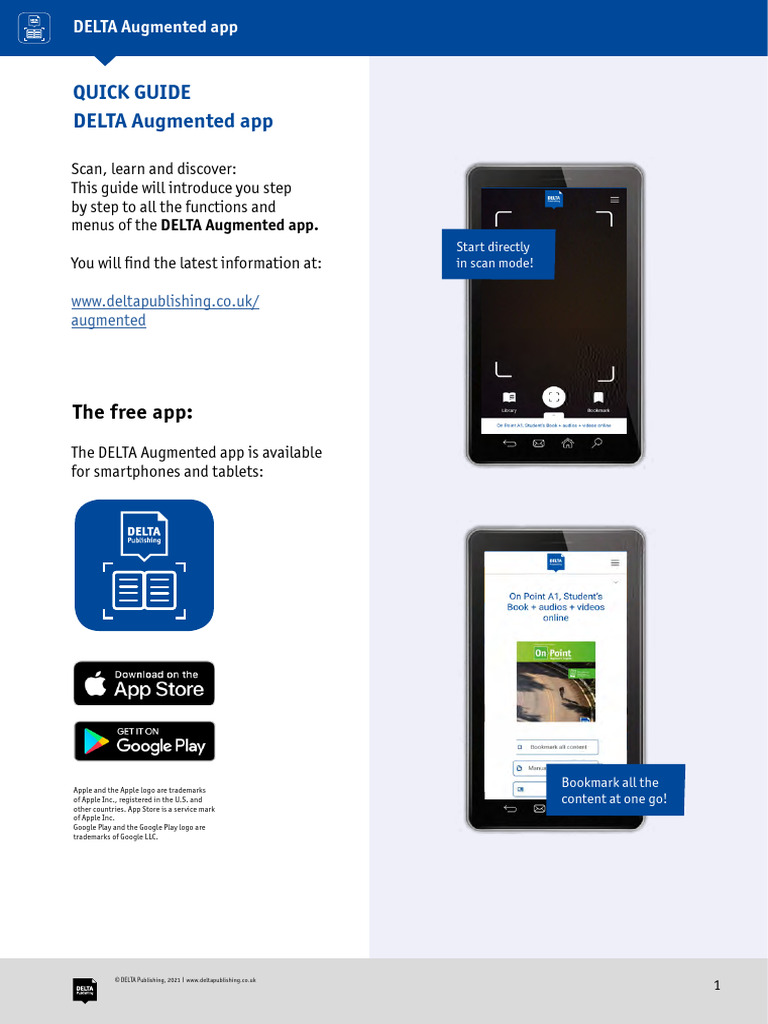 Quick Guide DELTA Augmented App ENG 2021 | PDF | Google Play | Mobile ...