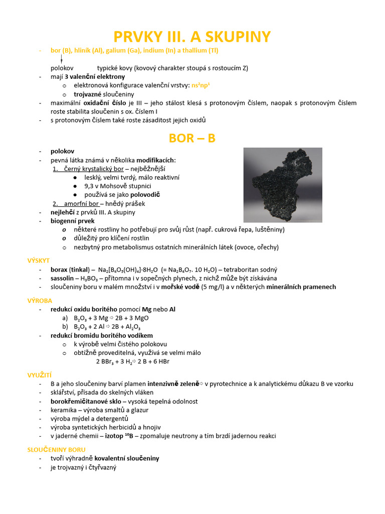 Prvky p1 - Termochemie | PDF