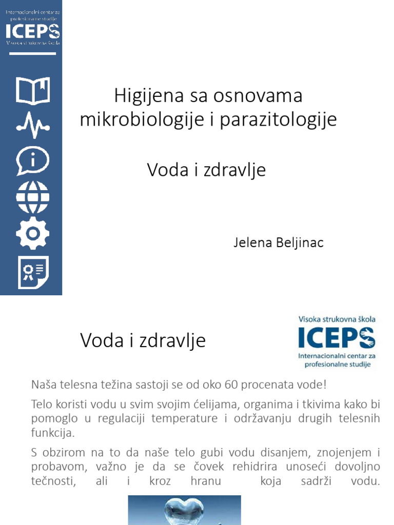 5 Voda I Zdravlje Beljinac J. | PDF