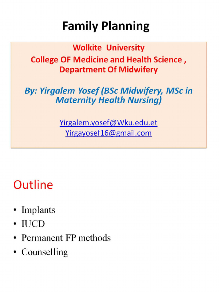 Implant and Permanent Family Planning | Download Free PDF | Birth ...