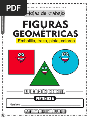 Hojas De Trabajo De Geometría En Formato Pdf Figuras Geométricas