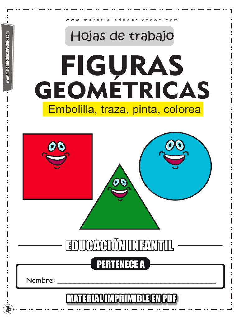 Figuras Geometricas Hojas Trabajo | PDF