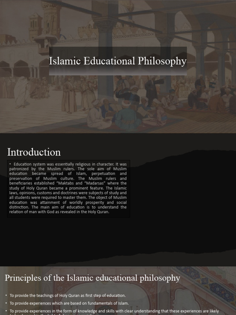 Islamic Education Philosophy | PDF