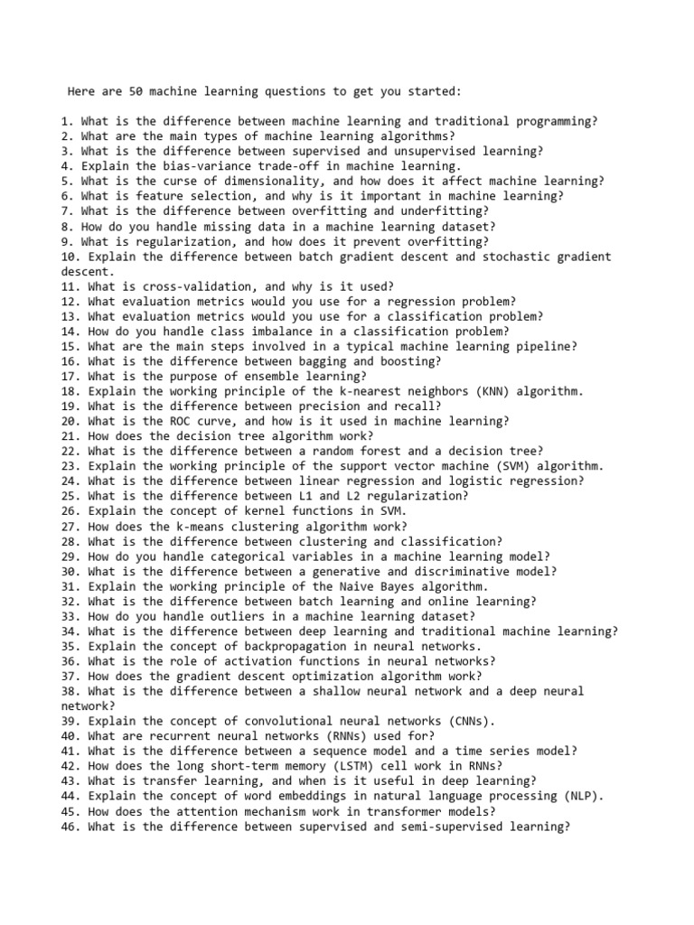 AIMLDL Questions | PDF | Deep Learning | Artificial Neural Network