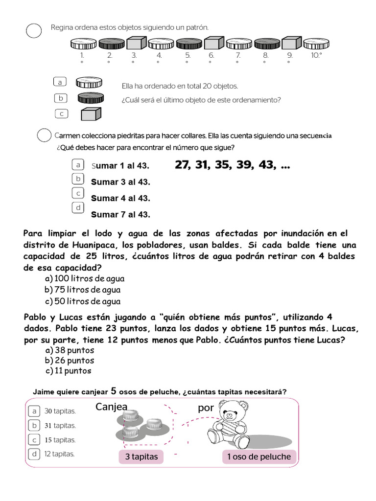 Ejercicios para Repaso | PDF