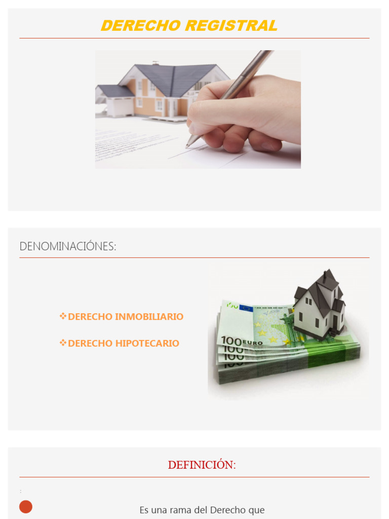 Derecho Registral (Primer Contenido) | Descargar gratis PDF | Guatemala | Propiedad