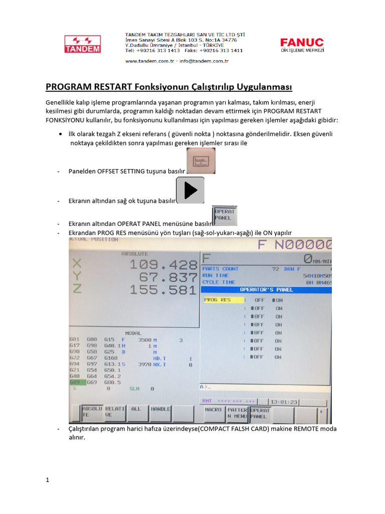 Program Restart | PDF