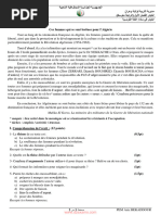 Sujets BEM Français 2025 | PDF | Algérie | Alger