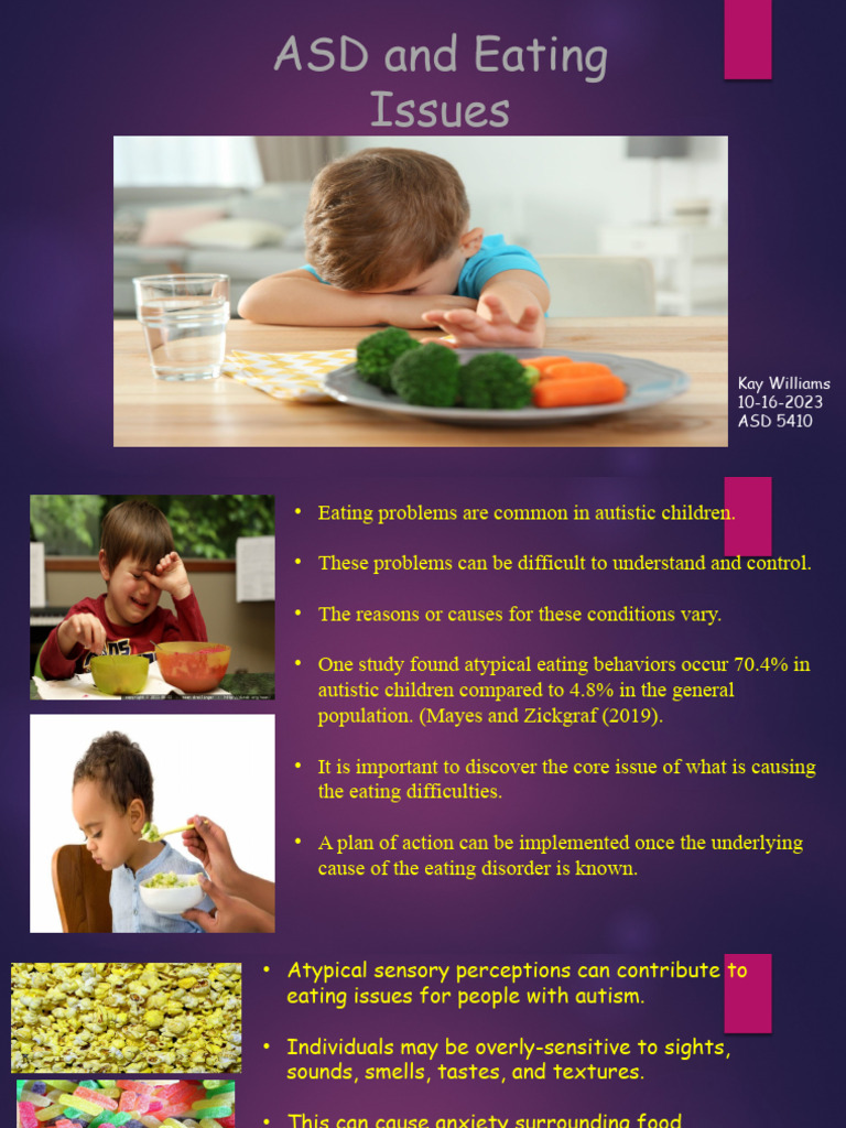 Eating Issues and ASD | PDF | Autism Spectrum | Causes Of Death