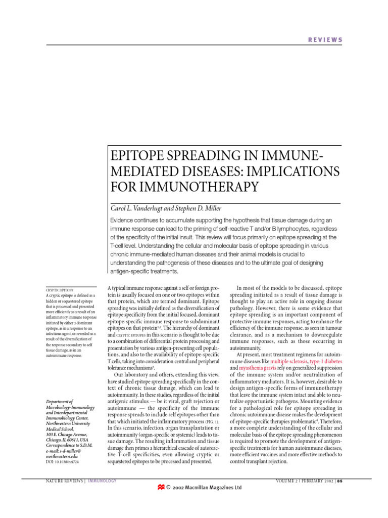 Vanderlugt 2002 | PDF | Autoimmunity | T Helper Cell