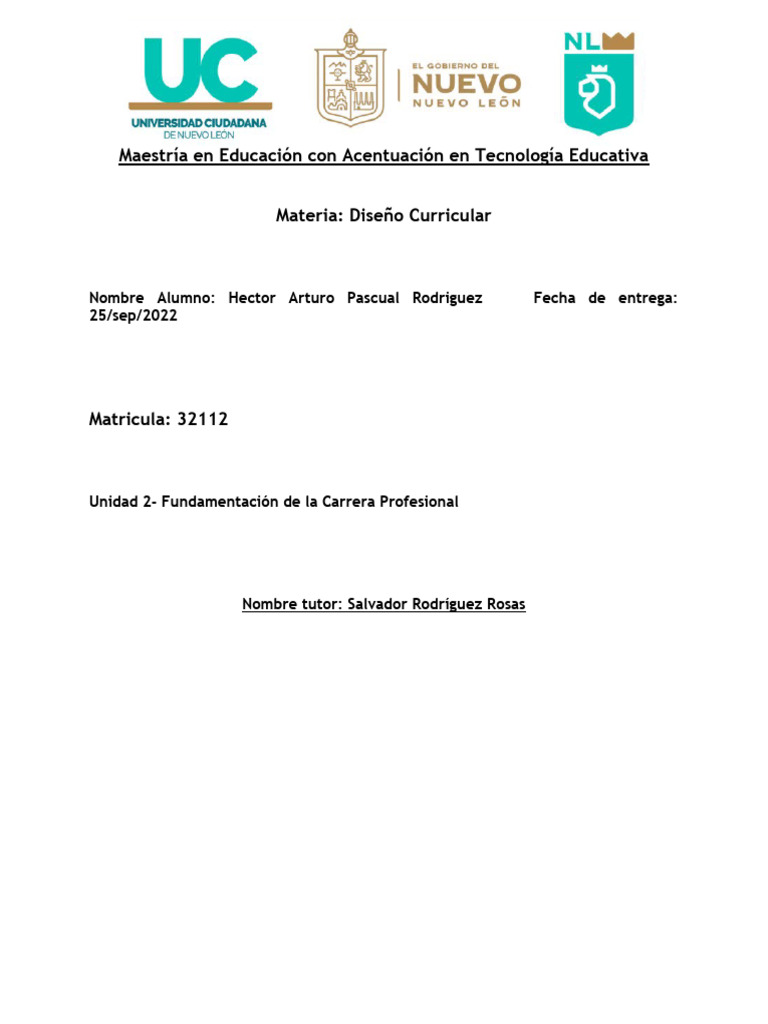 Act.-8 U2 Cuestionario FCP HARP | PDF | Institución